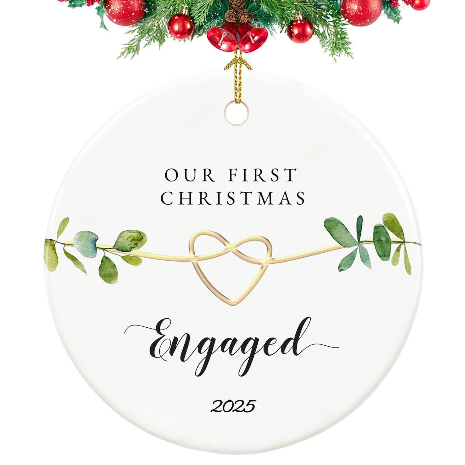 Ornament First holiday Engaged Ornament 2025, Engagement Gifts for ...