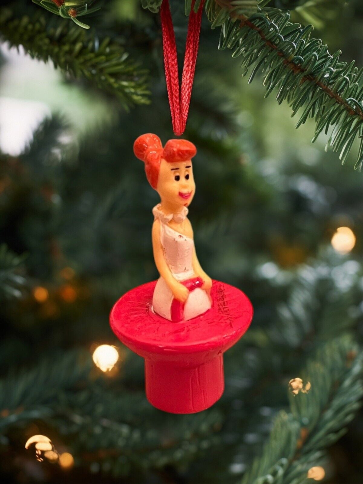 Ornament Flintstones Wilma Flintstone PVC Finger Puppet Toy 2.5 ...