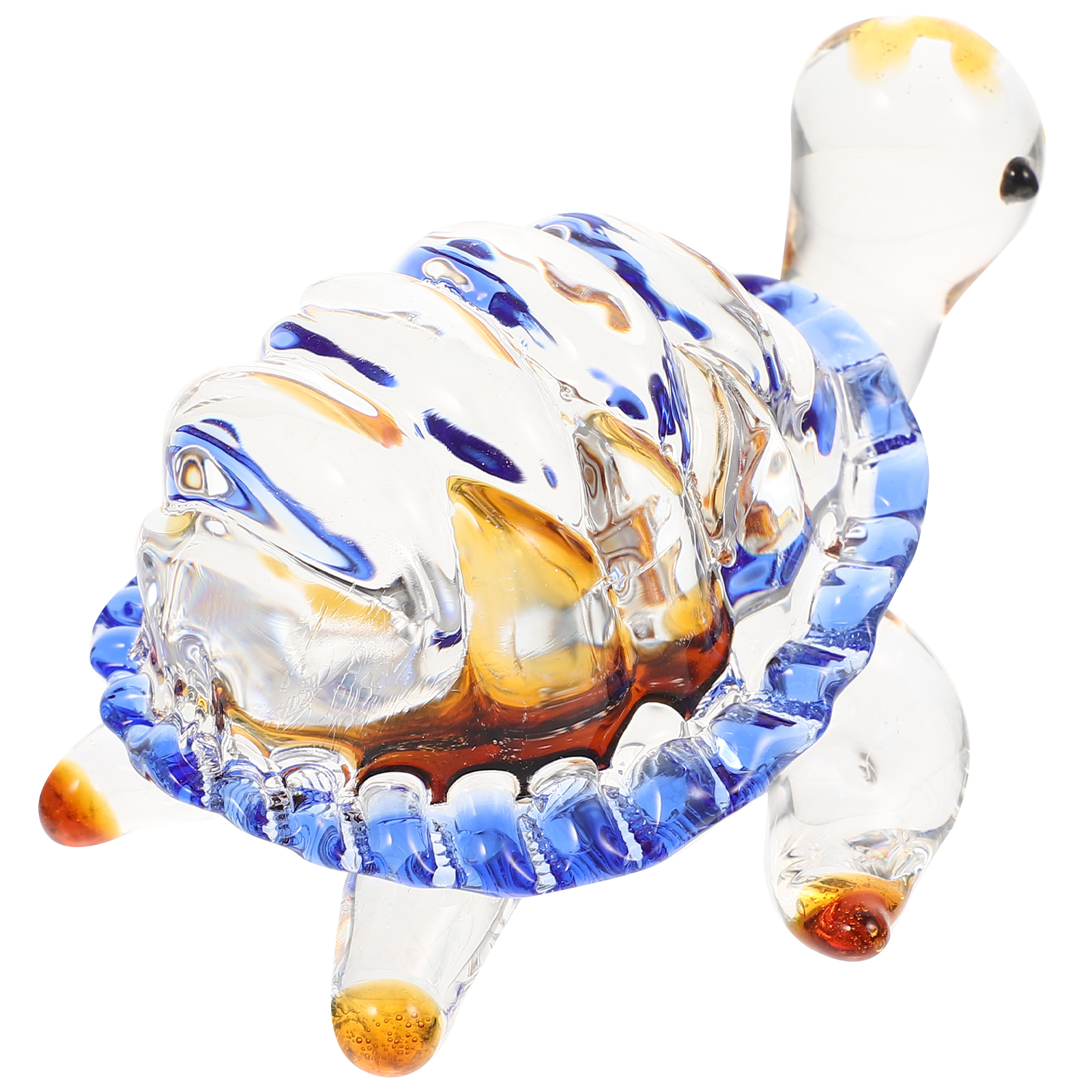 Ornament Glass Creative Tortoise Craft Decor Sea turtle Decorations for ...