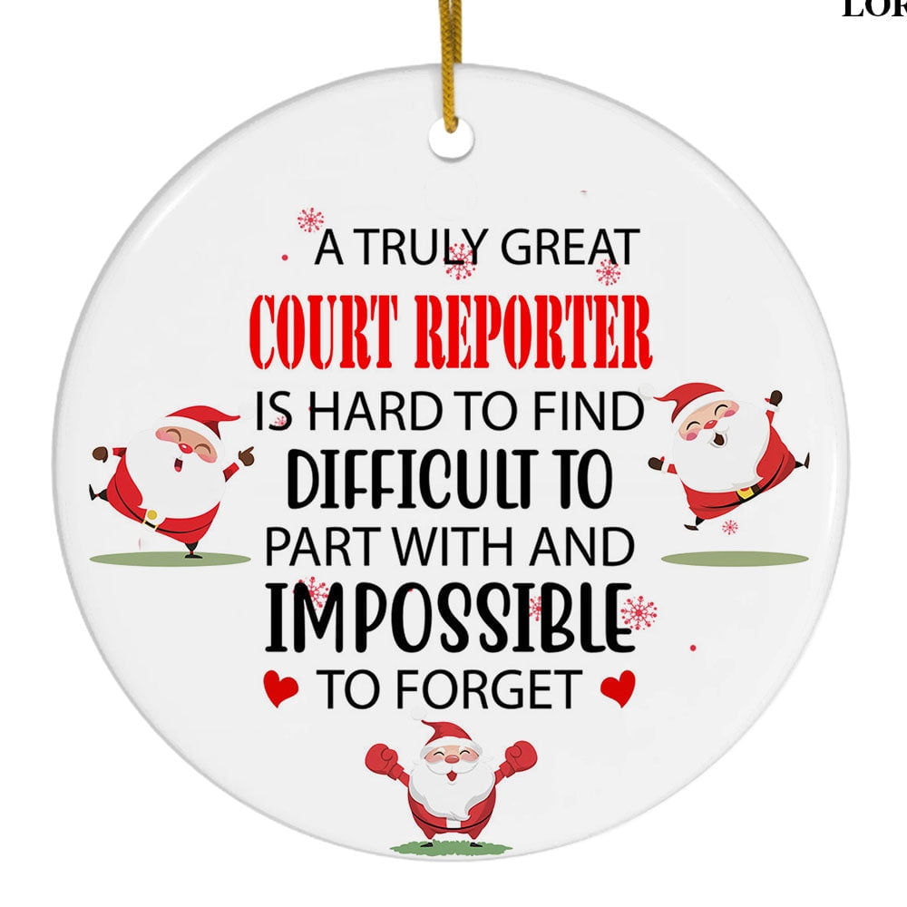 Ornament Kits 2025,Christmas Decorations - Court Reporter Christmas ...