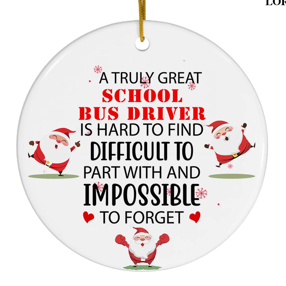 Ornament Kits 2025,Christmas Decorations - School Bus Driver Christmas ...
