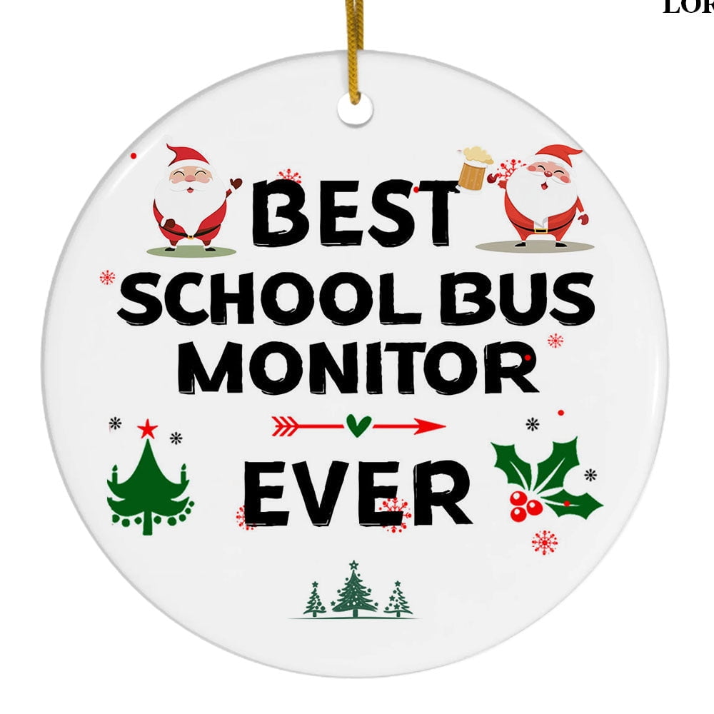 Ornament Kits 2025, Christmas Decorations - School Bus Monitor Ever ...