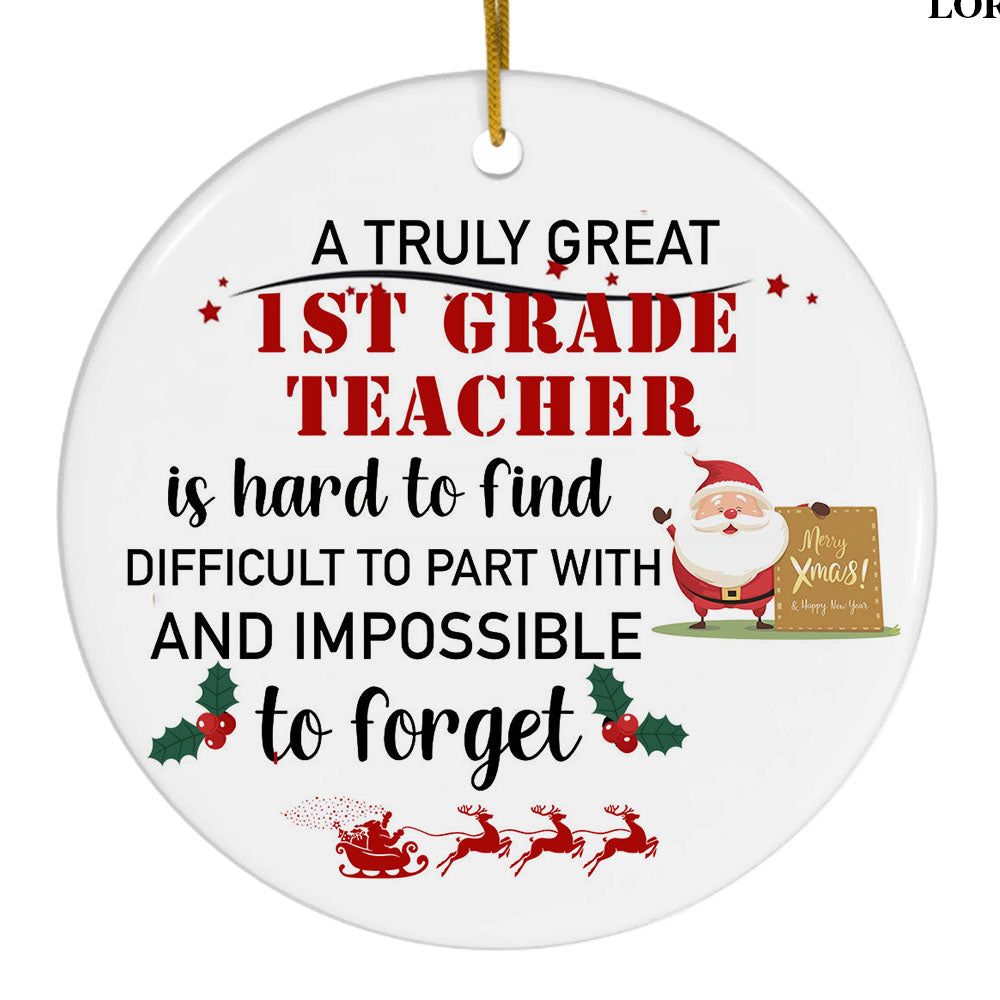 Ornament Kits 2025, Christmas Ornaments - 1st Grade Teacher Ornament ...