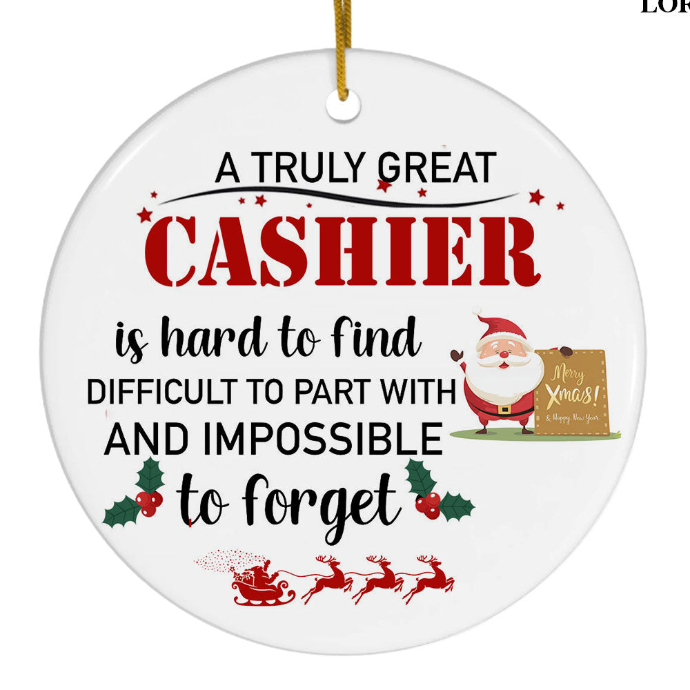 Ornament Kits 2025, Christmas Ornaments - Cashier Ornament, Cashier ...