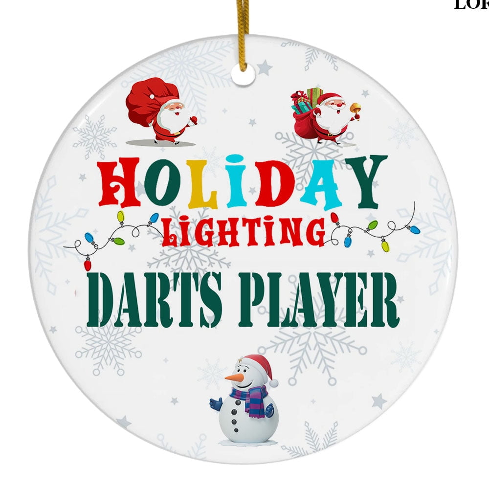 Ornament Kits 2025, Ornaments 2025 - Darts Player Ceramic Ornament ...