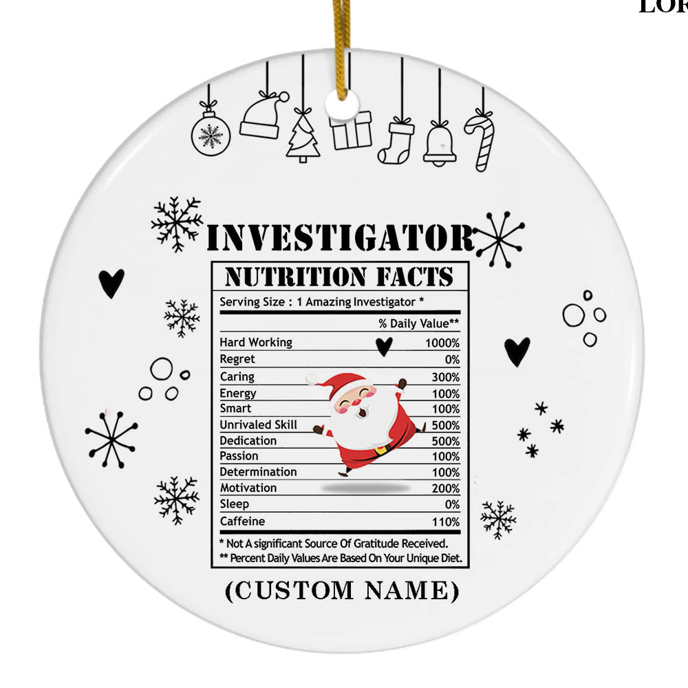 Ornament Kits 2025,Ornaments For Christmas - Investigator Ornament 2025 ...