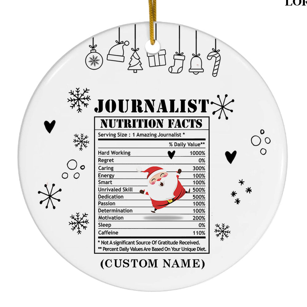 Ornament Kits 2025,Ornaments For Christmas - Journalist Ornament 2025 ...