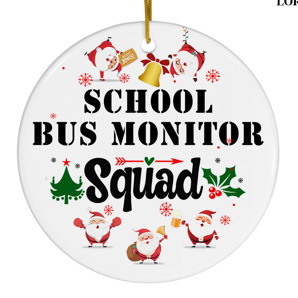 Ornament Kits 2025, Xmas Ornaments - School Bus Monitor Christmas ...