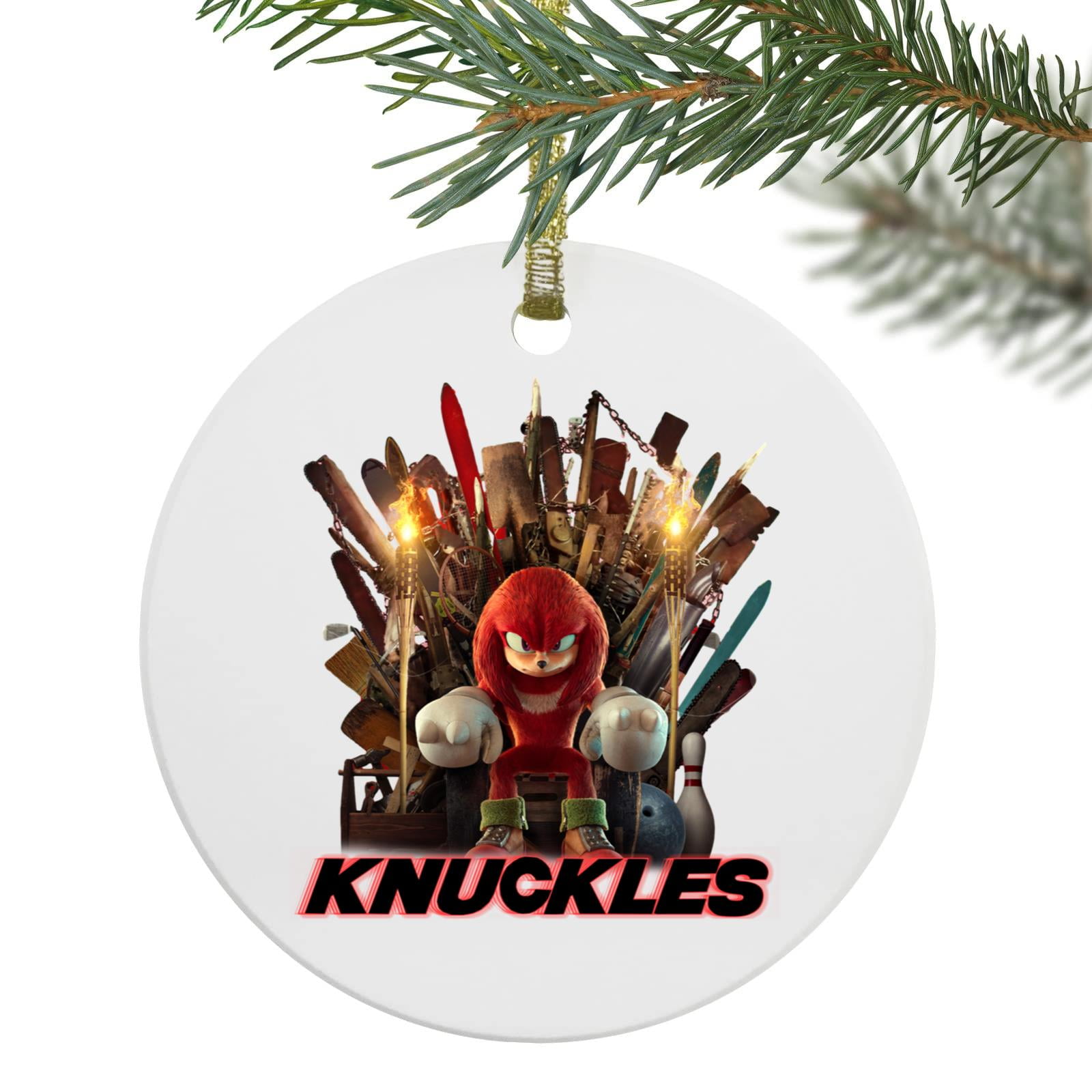 Ornament Knuckles 2024 Tv Series Red Echidna Knuckles Fan Sonic The ...