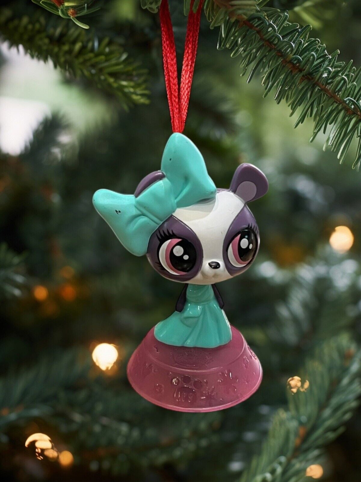 Ornament Littlest Pet Shop Penny Ling Panda Figure Figurine Charm 3 ...