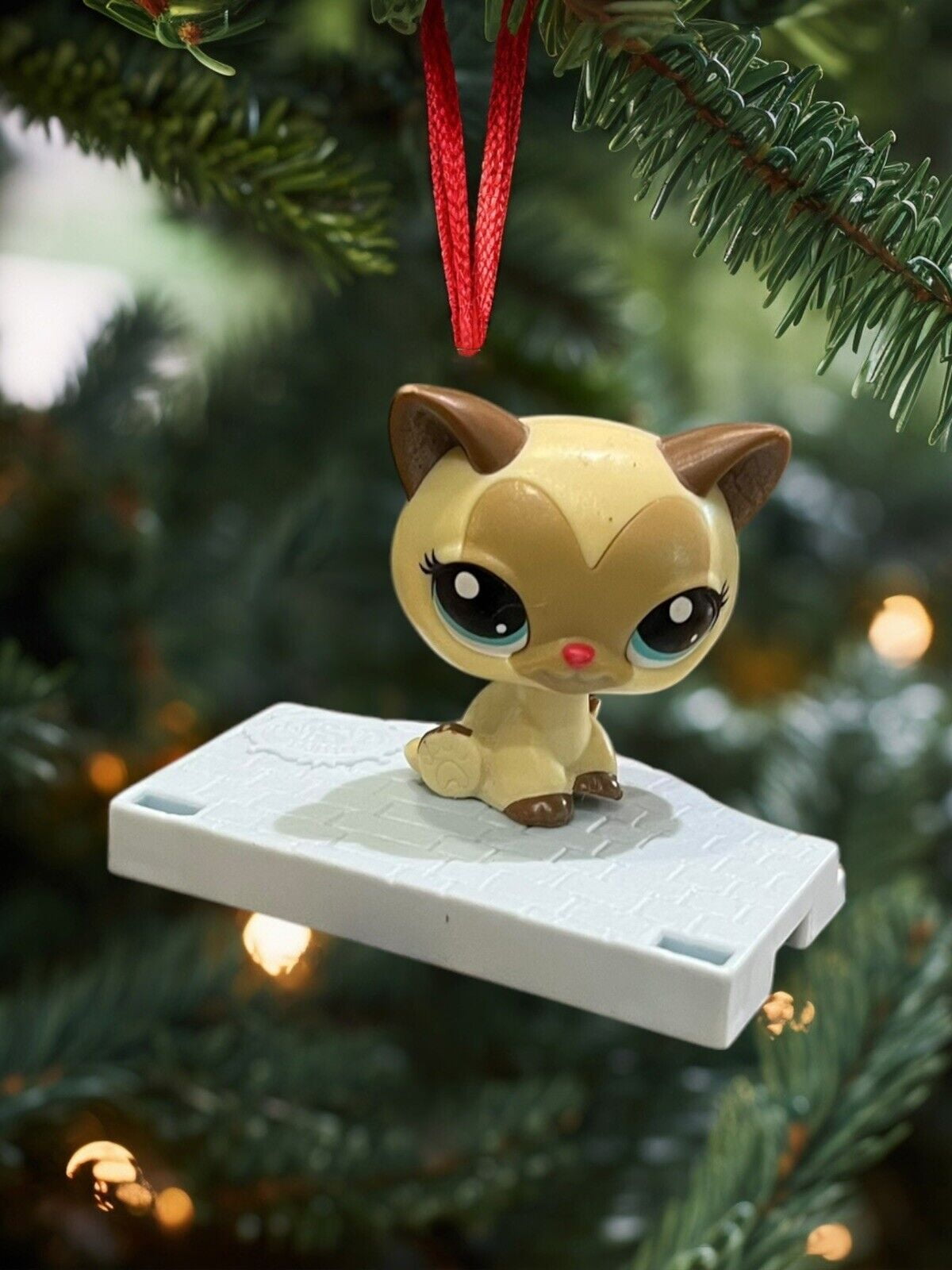 Ornament Littlest Pet Shop Scout Kerry Tan Brown Kitty Cat Figure Figurine Charm - Walmart.com