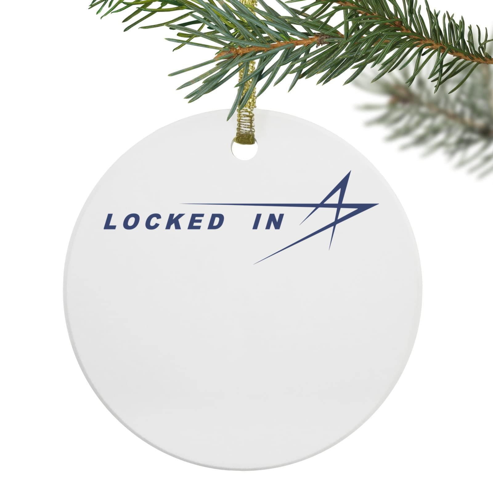 Ornament Locked In Funny Lockheed Martin Parody Ironic Gifts For Him ...