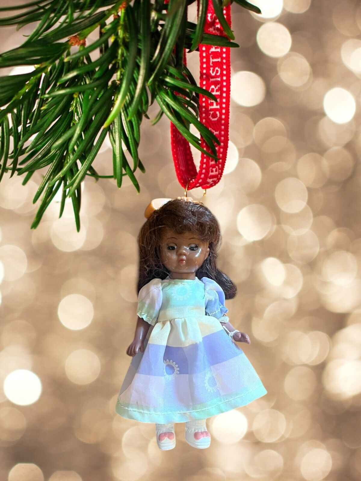 Ornament Madame Alexander Jumping Rope Black African Girl Doll 5 ...