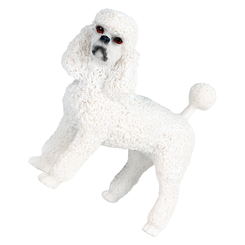 Ornament Model Poodle Animal Statue Decoration Design Desktop - Walmart.com