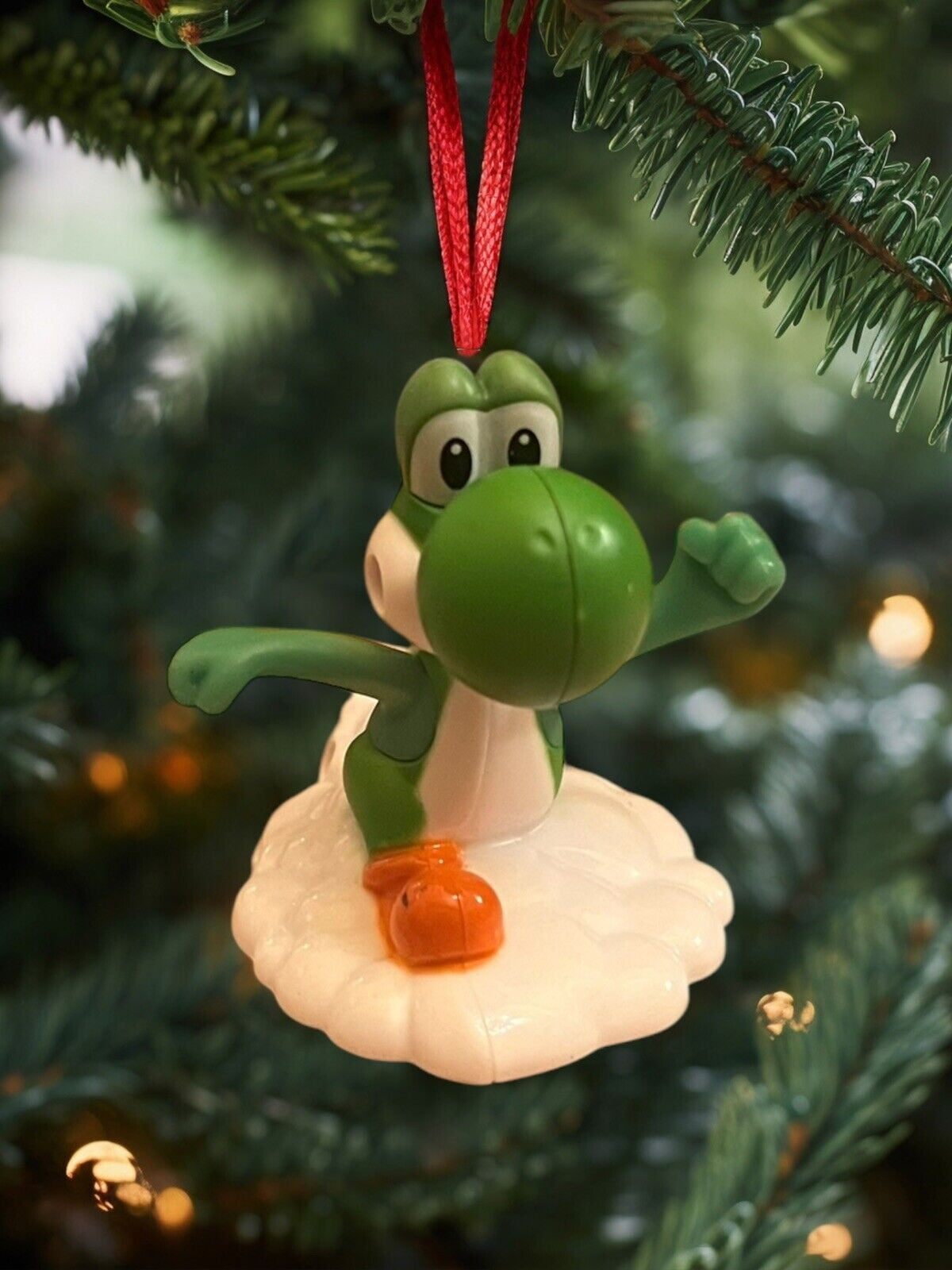 Ornament Nintendo Super Mario Yoshi Figure Figurine Charm Dangler ...