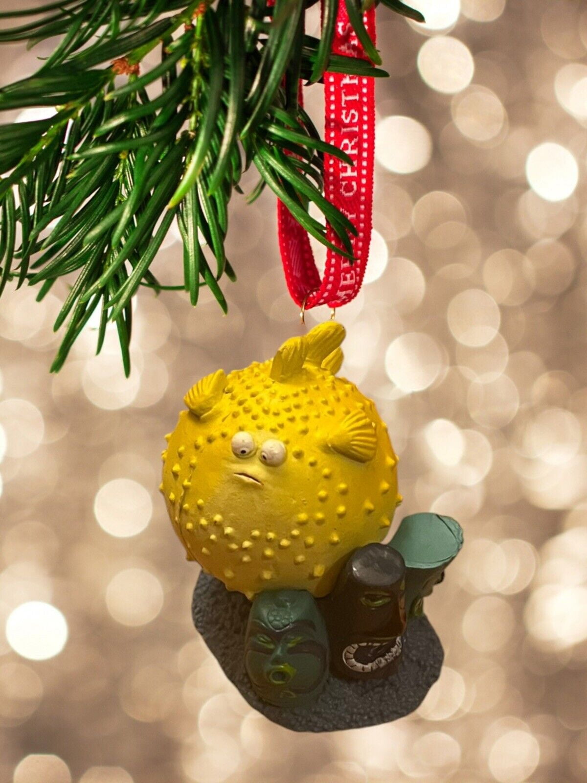 Ornament Porcupine Puffer Fish Bloat 2" PVC Figure Disney Pixar Finding ...