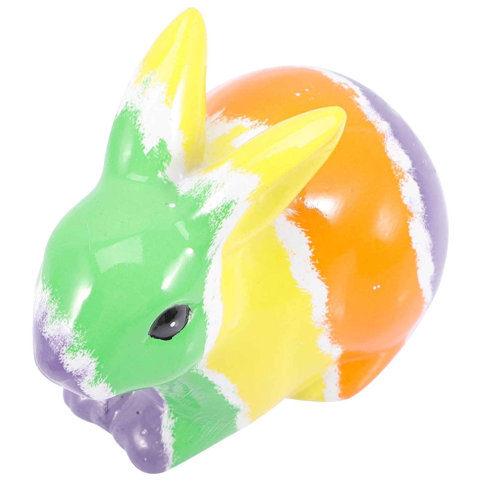 Ornament Resin Rabbit Figurines Bunny Decor Bunny Figurines Gift Table ...