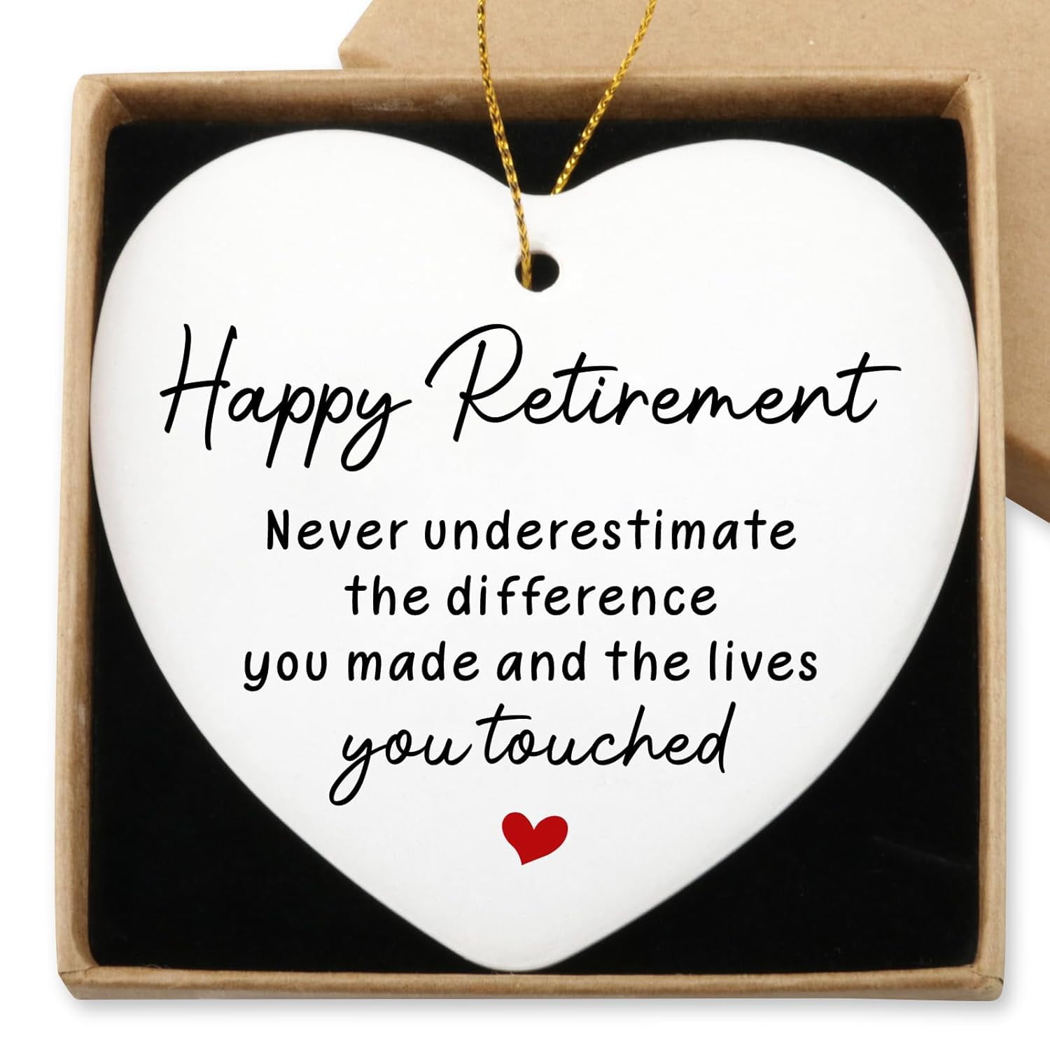 Ornament Retirement Never Underestimate The Difference You Made Happy ...