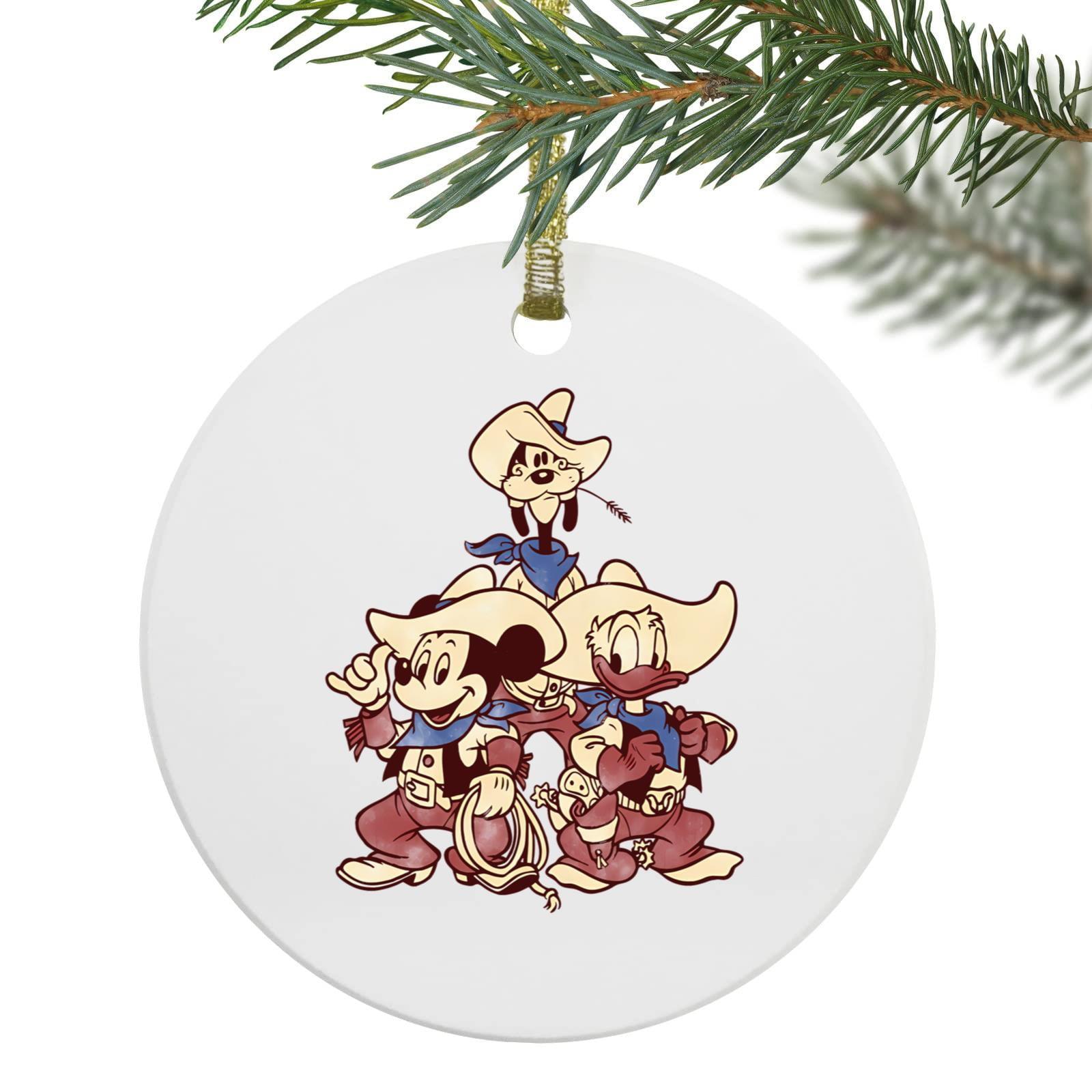 Ornament Retro Disney Mickey Donald Goofy Cowboy Walt Disney World ...