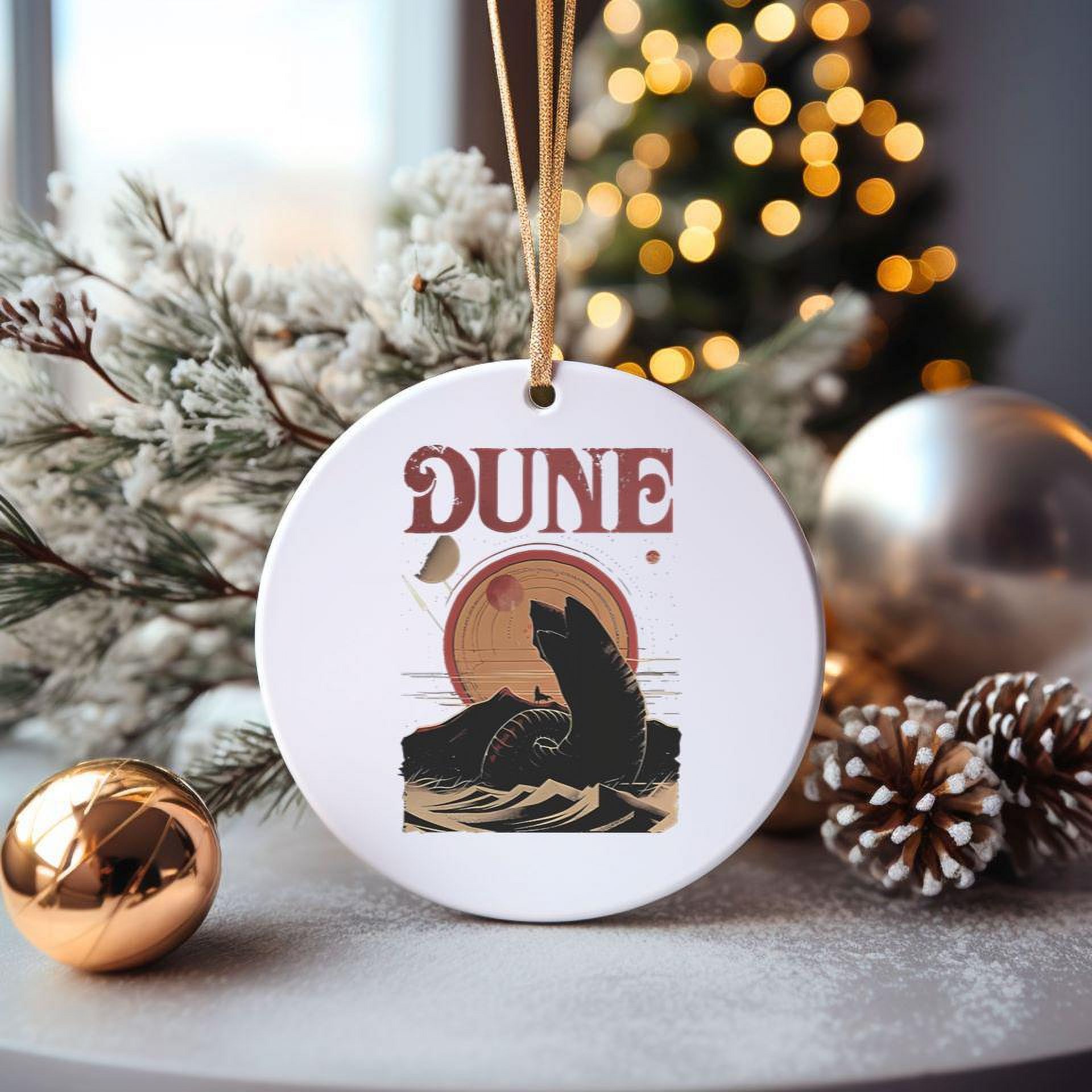 Ornament Retro Dune Sandworm And Muad'Dib Dune 2024 Movie Timothee ...