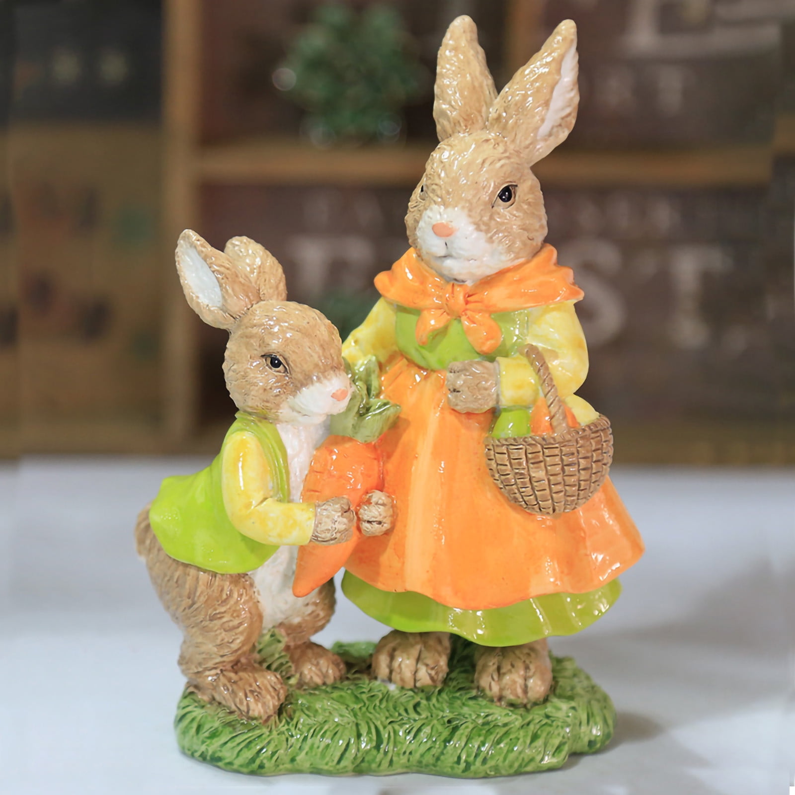 Ornament Snow Solar Garden Statue Friendship Sculpture Moments of ...