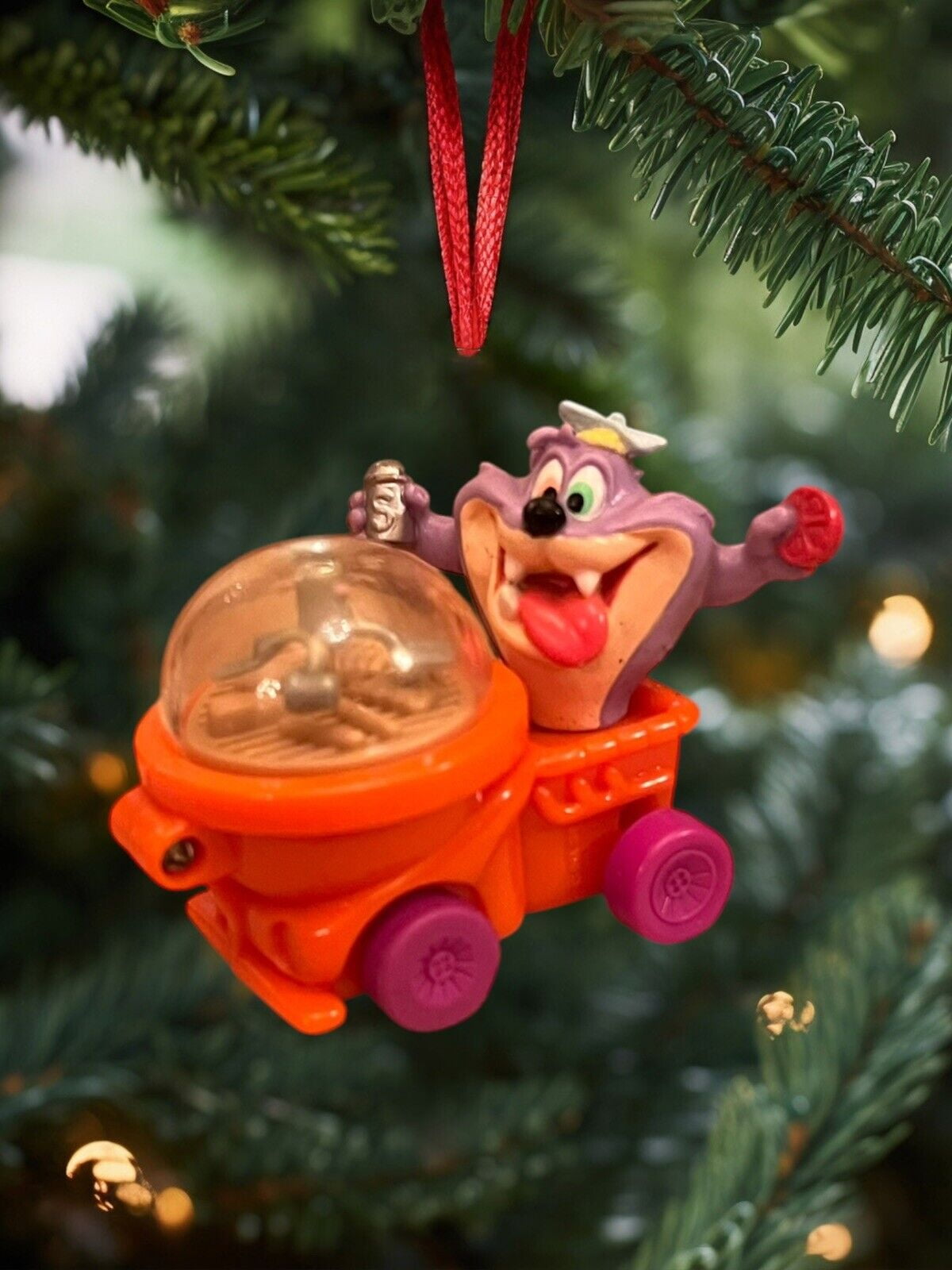 Ornament Tiny Toon Adventures Wacky Rollers Dizzy Devil Toons Figure ...