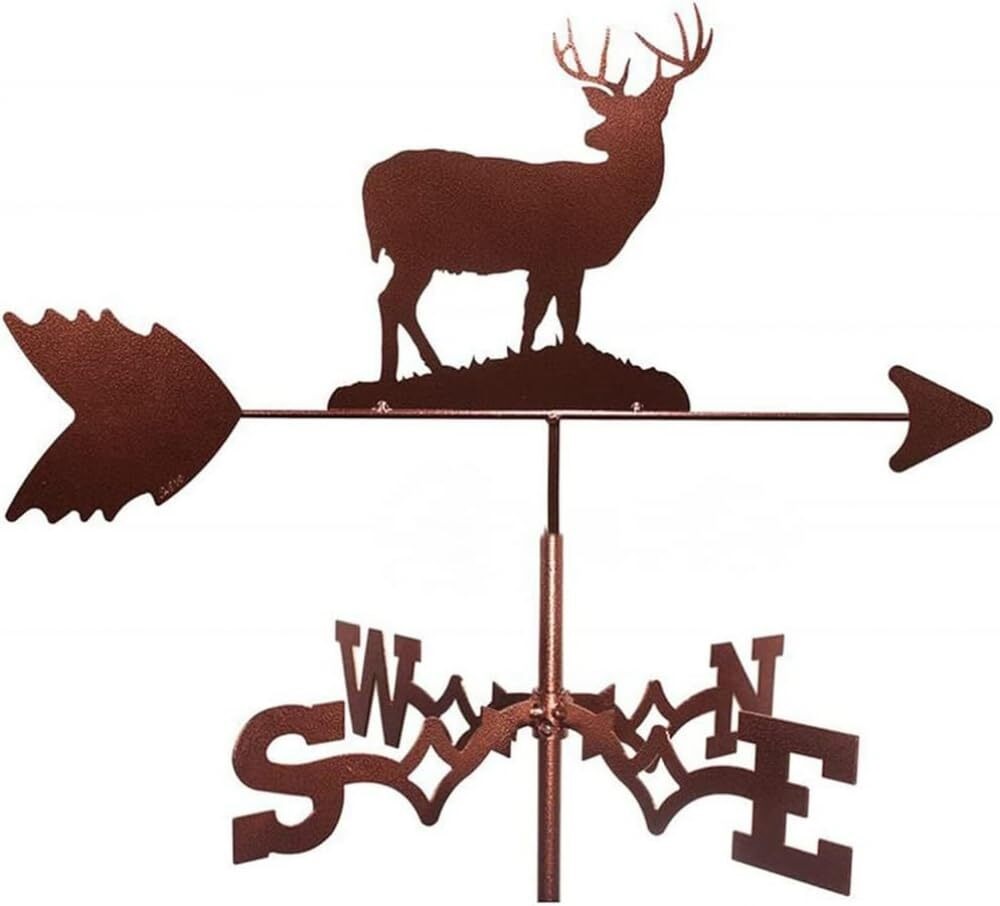 Ornament Vane,Weather vanes,Deer Direction Indicator Weather Vane ...