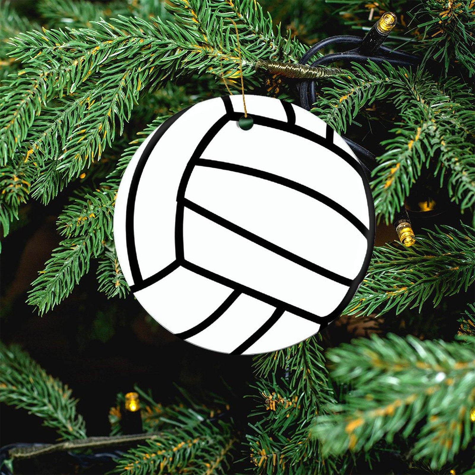 Ornament Volleyball Sports Christmas Tree Ornaments Sport Ball ...