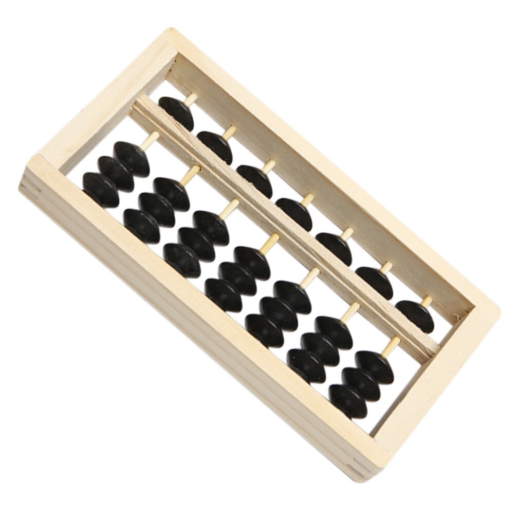 Ornament Wooden Playset Abacus Decoration Kid Toy Small Mini ...