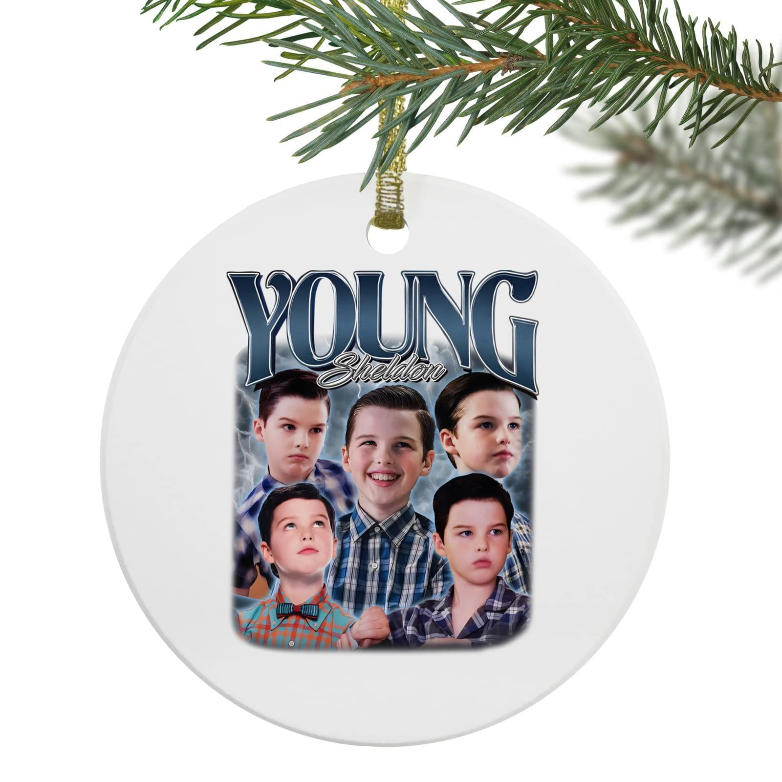 Ornament Young Sheldonvintage Young Sheldonyoung Sheldon Homageyoung Sheldon Bootleg , Ornament ...