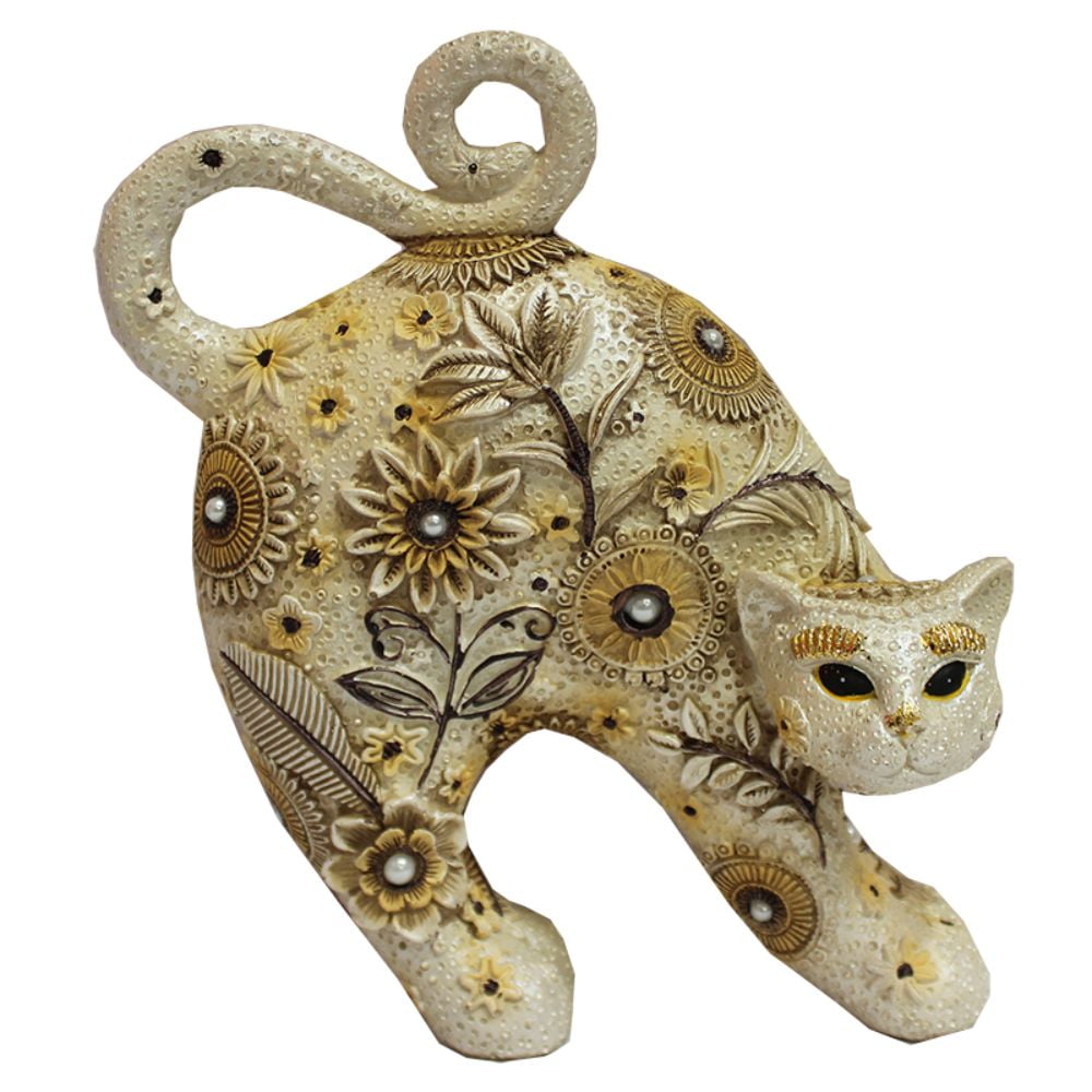 Ornamental Cat Figurine - Walmart.com