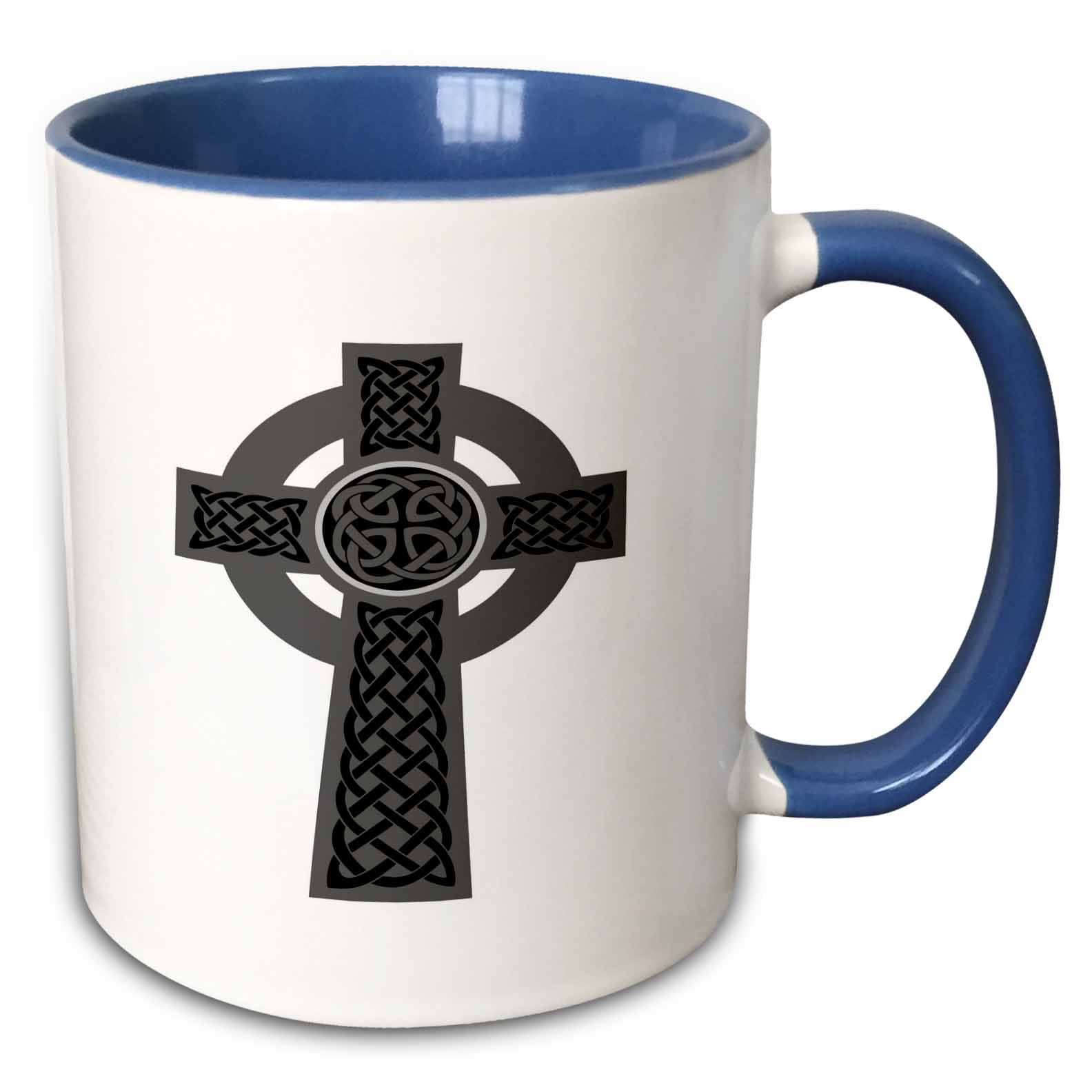3drose, Ornamental Celtic High Cross Decorative Knotwork 1, 11oz Two ...
