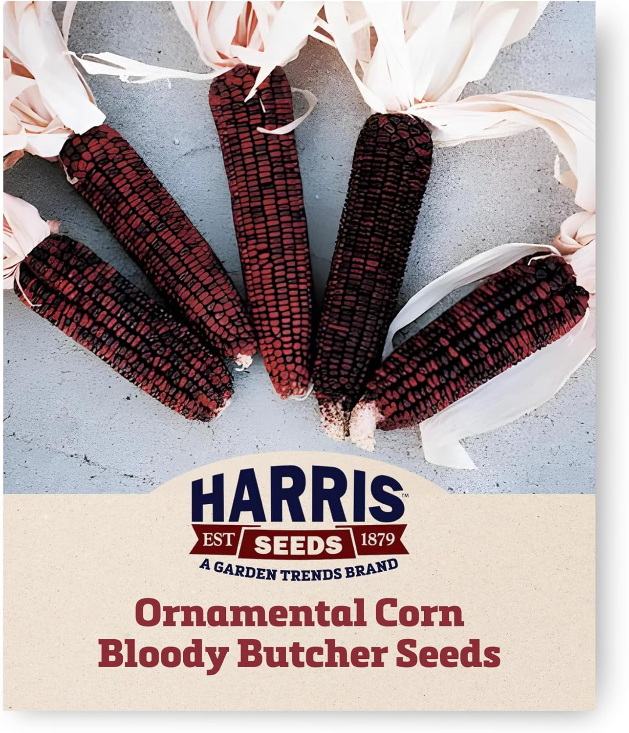 Harris Seeds Ornamental Corn Bloody Butcher Variety Non-GMO - 100 Seeds ...