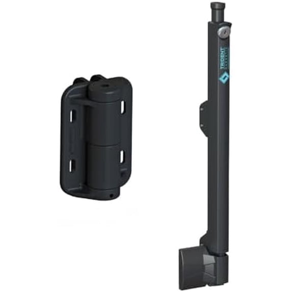 Ornamental Pool Gate Kit- Includes Self-Closing Hinges & Self-Latching ...