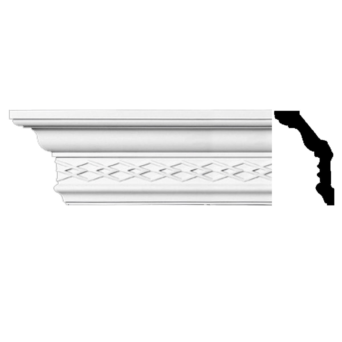 Ornate Cornice White Urethane 94" L | Renovator's Supply - Walmart.com