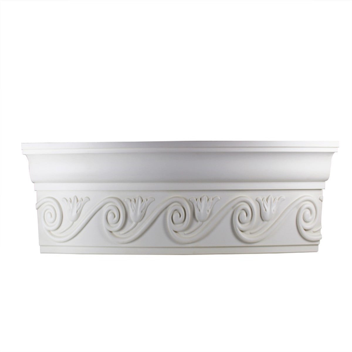 Ornate Cornice White Urethane 96" L Lilith | Renovator's Supply ...