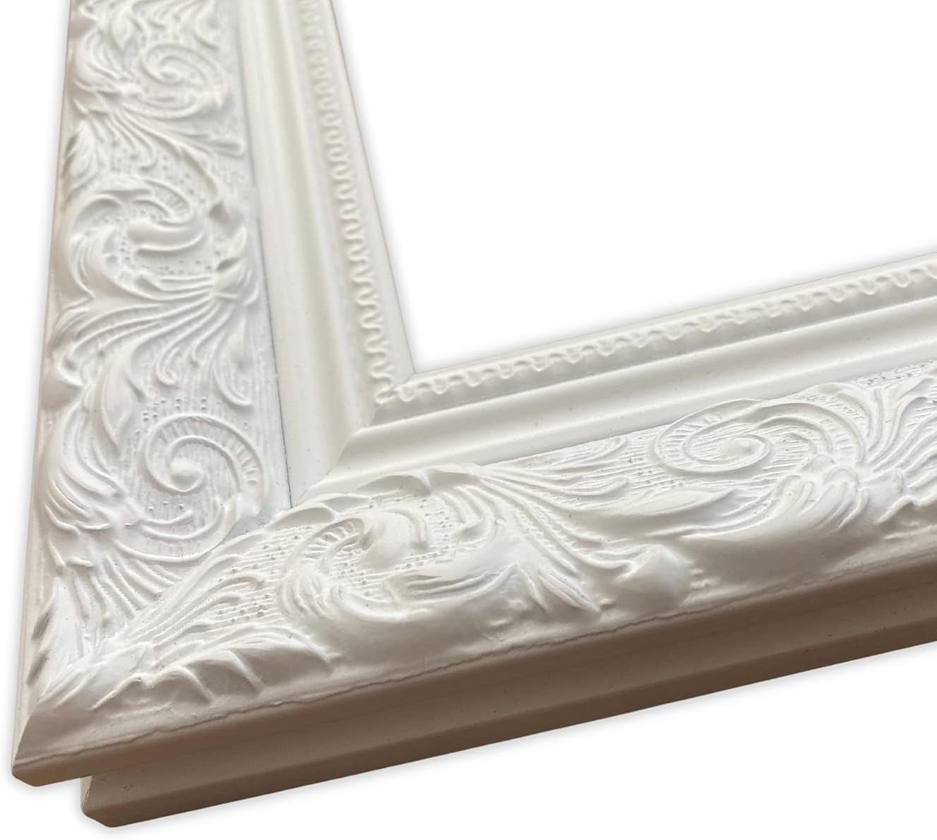 Ornate Embossed Wood Wall Picture Frame 2.5" Wide (8" x 10" Frame with ...