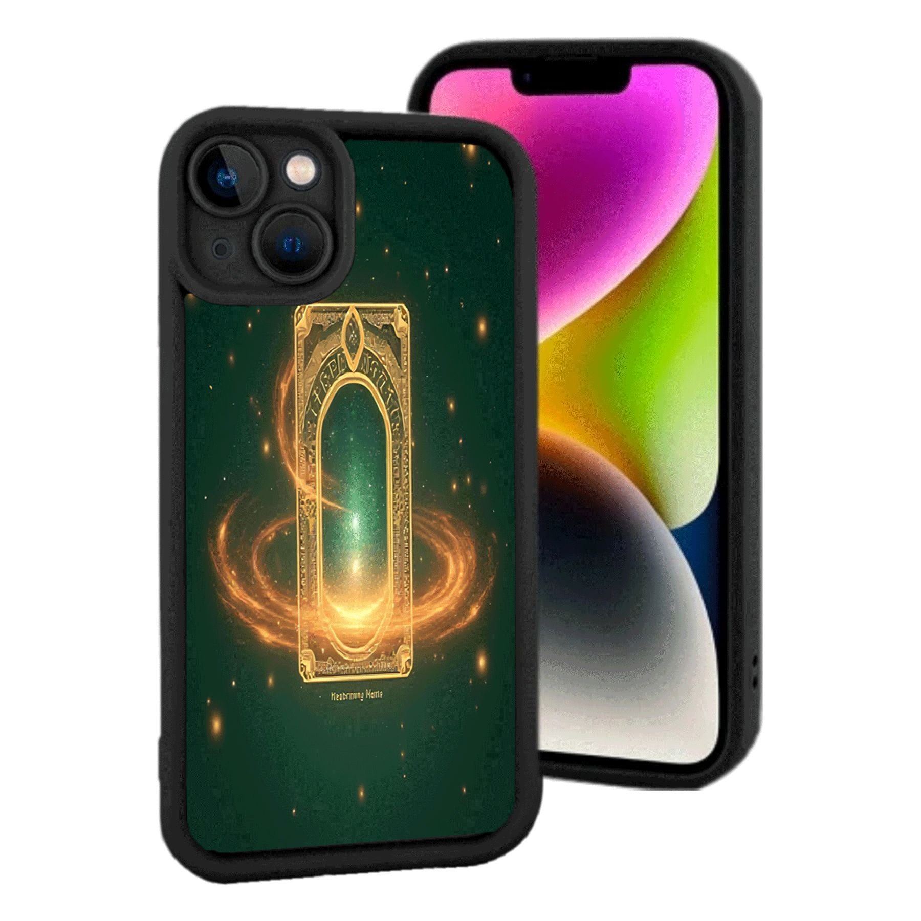 Ornate Golden Frame iPhone 15 Case - Lightweight Yellowing Resistant ...