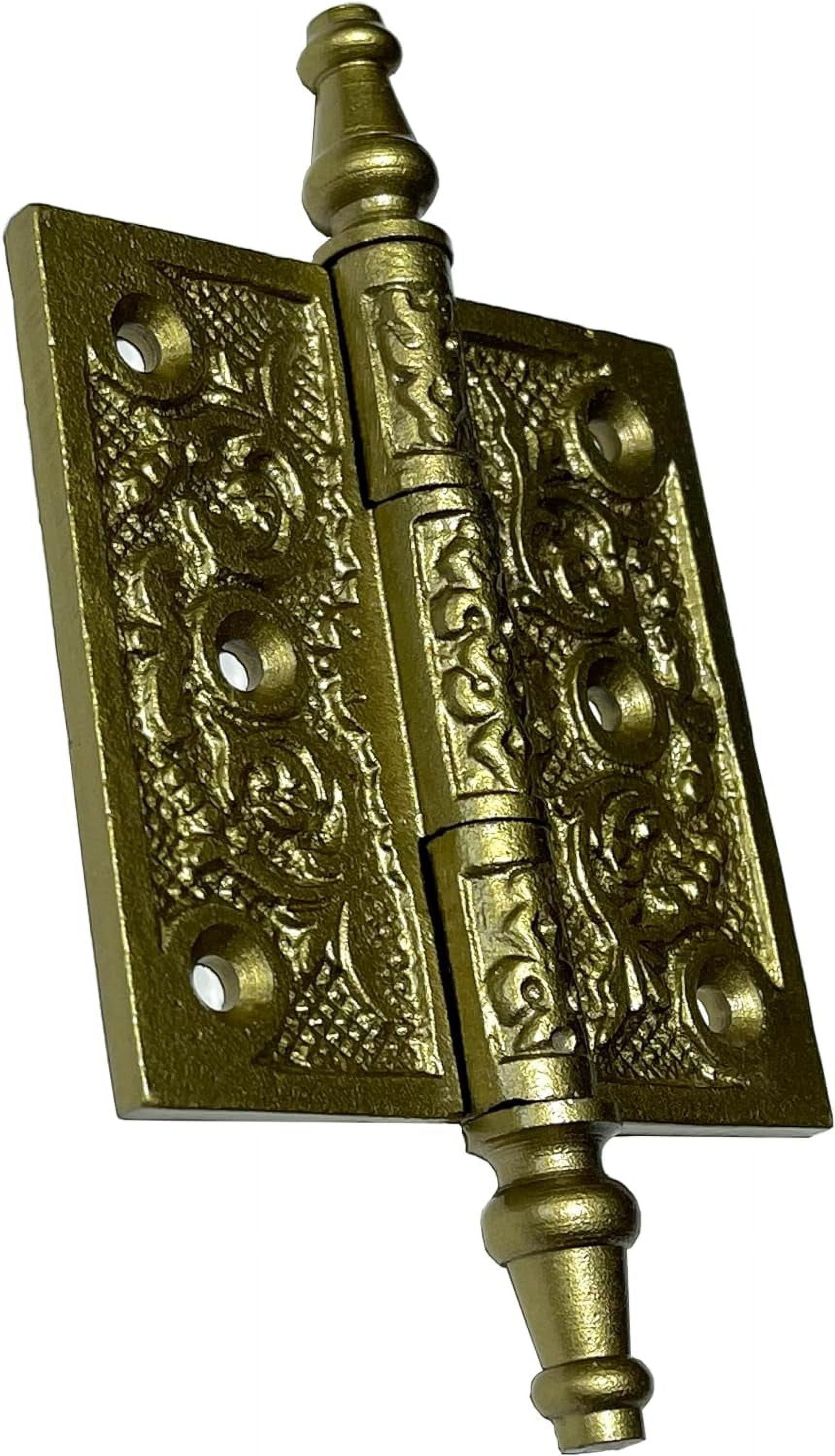 Ornate Iron Victorian Hinges - HG-102 - Antique Iron Hinge for Doors ...