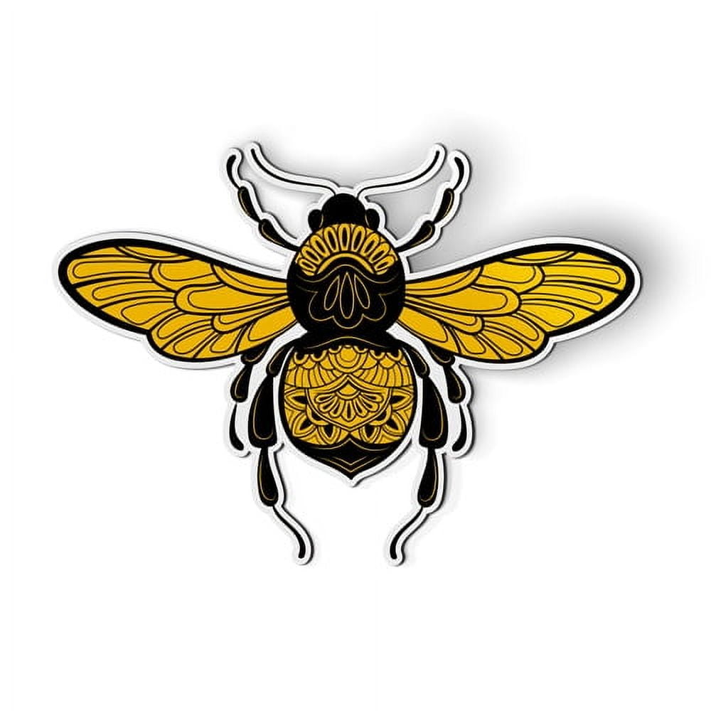 Ornate Pretty Bumble Bee - 5" Magnet for Car Locker Refrigerator ...