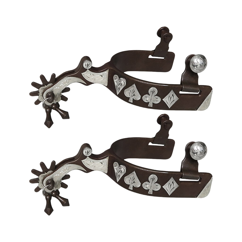 Ornate Western Styles Equestrians Spurs Handmade Western Antiqued Metal ...