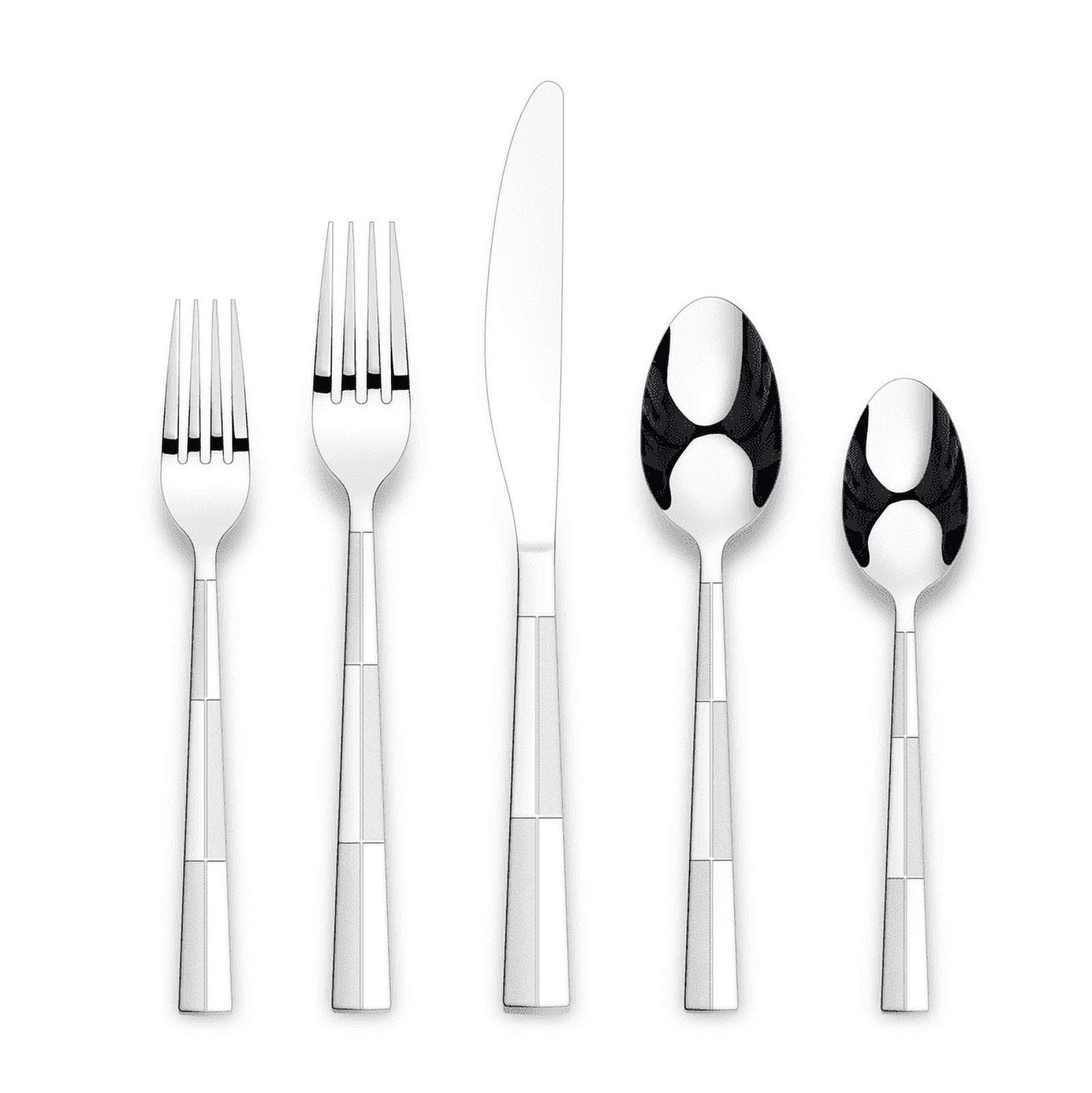 Ornative Flatware - ALOYSIUS - 18/0 Stainless Steel, Sand Two-tone ...