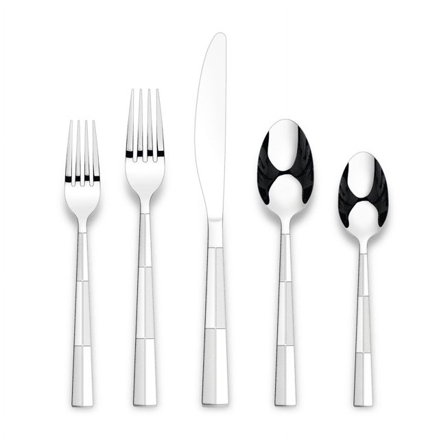 Ornative Flatware - ALOYSIUS - 18/0 Stainless Steel, Sand Two-tone ...