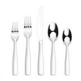 Ornative Flatware - KAEDE - 18/0 Stainless Steel, Mirror Finish, 42pc ...