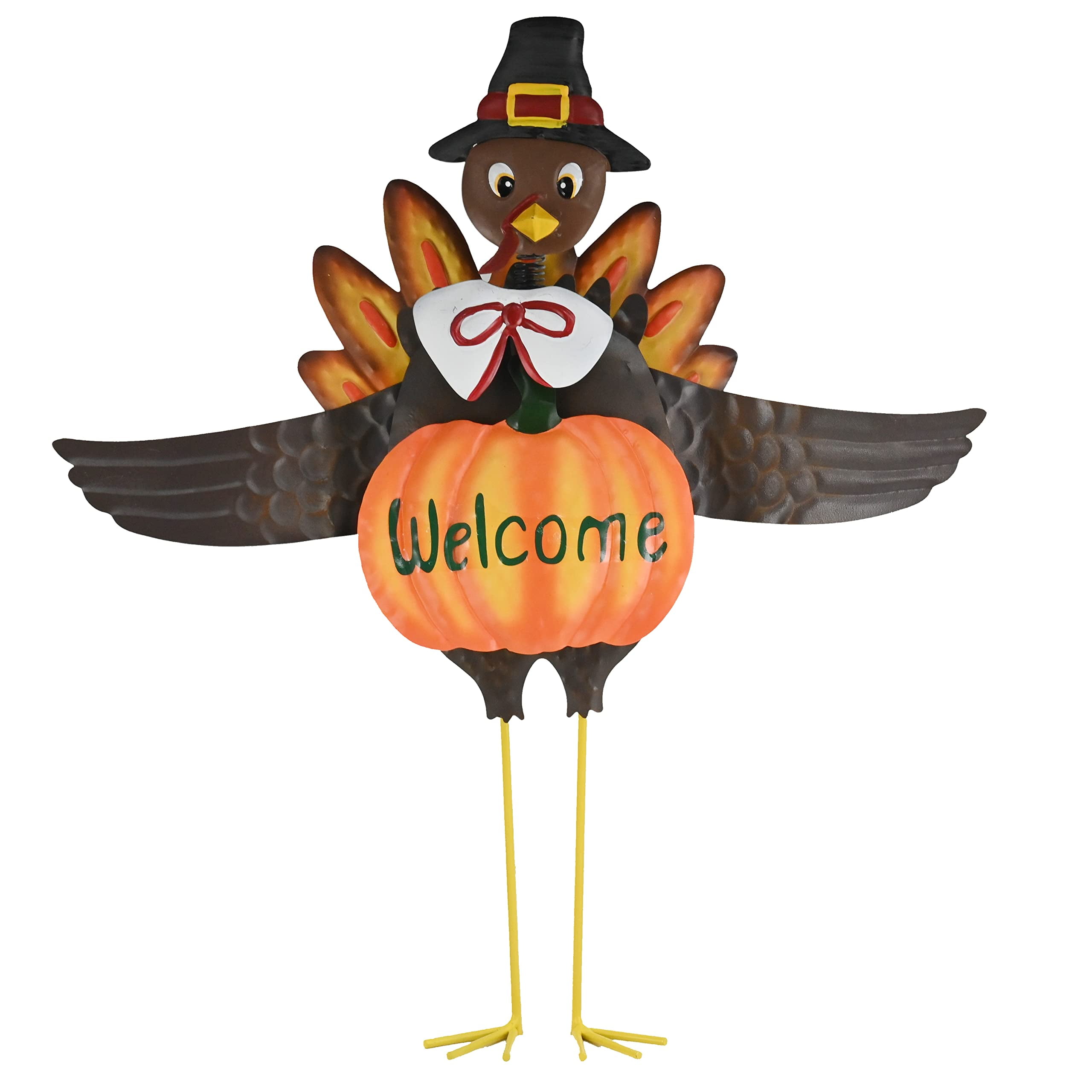 Ornativity Turkey Yard Stake Decoration - Metal Outdoor Front Yard ...