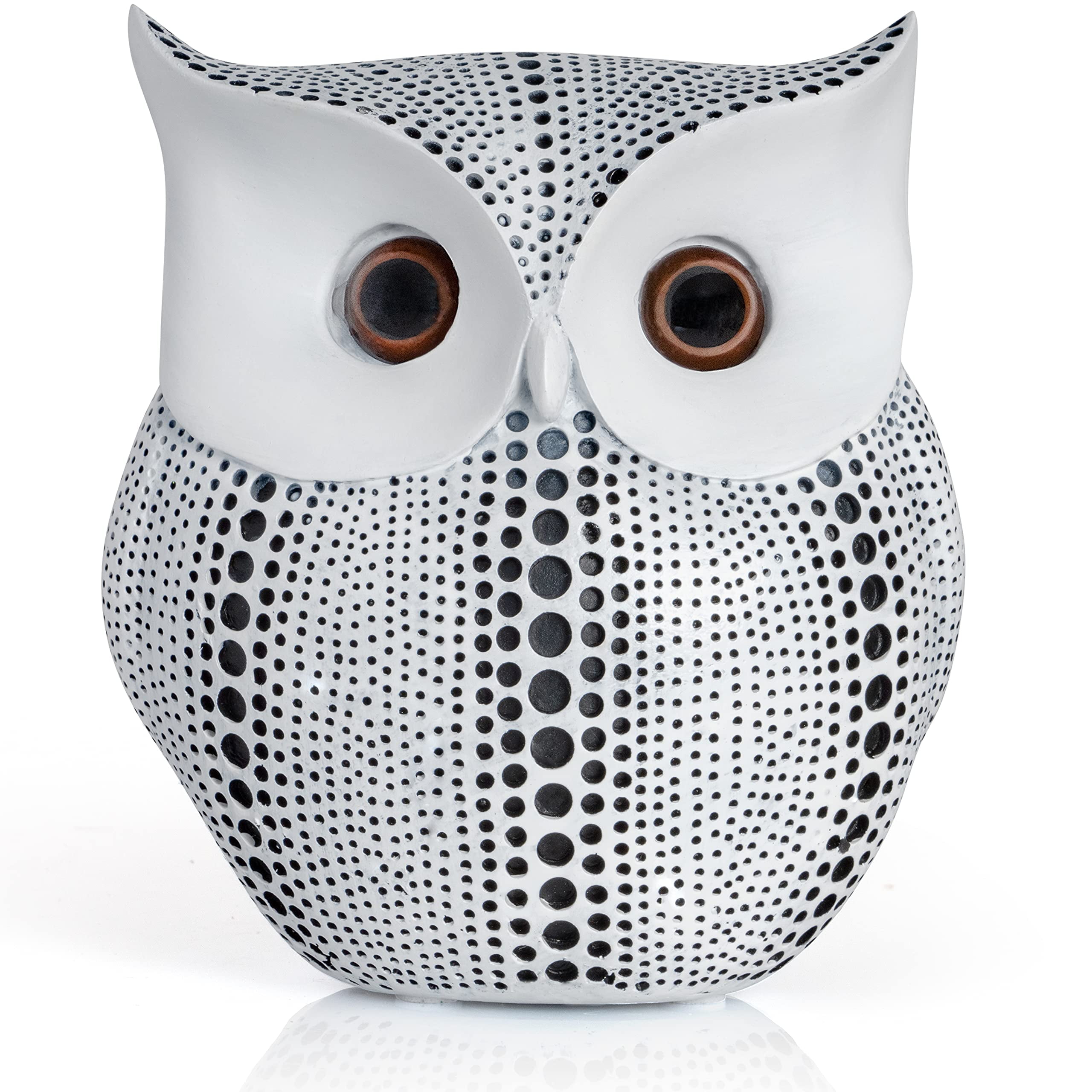 Ornativity White Owl Statue Figurine - Animal Sculpture Home, Office ...