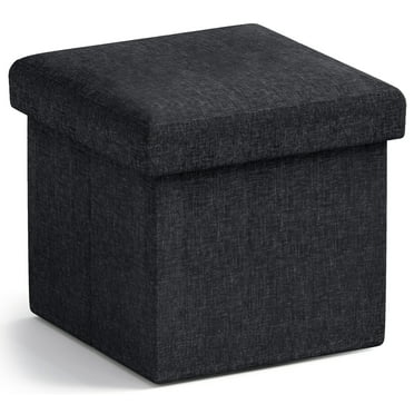 Free Shipping! Mainstays Boucle Cloud Storage Ottoman, Sage, 17.5x17 ...