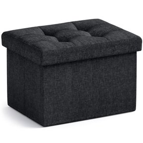 Mainstays Collapsible Storage Ottoman, Cream - Walmart.com