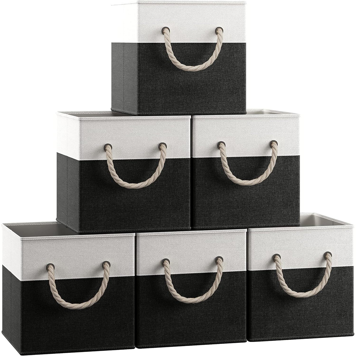 Ornavo Home 13 x 13 Storage Cube Bins, Shelf Basket, Kallax Storage ...