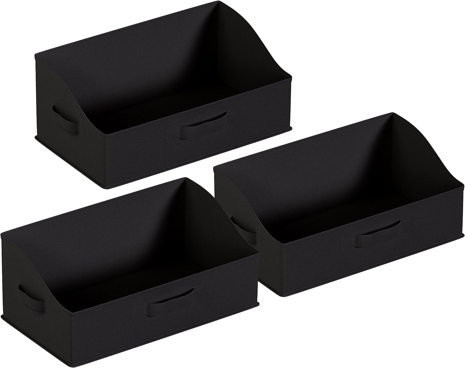 Ornavo Home 3 Pack Collapsible Trapezoid XLarge Storage Bins, Foldable ...